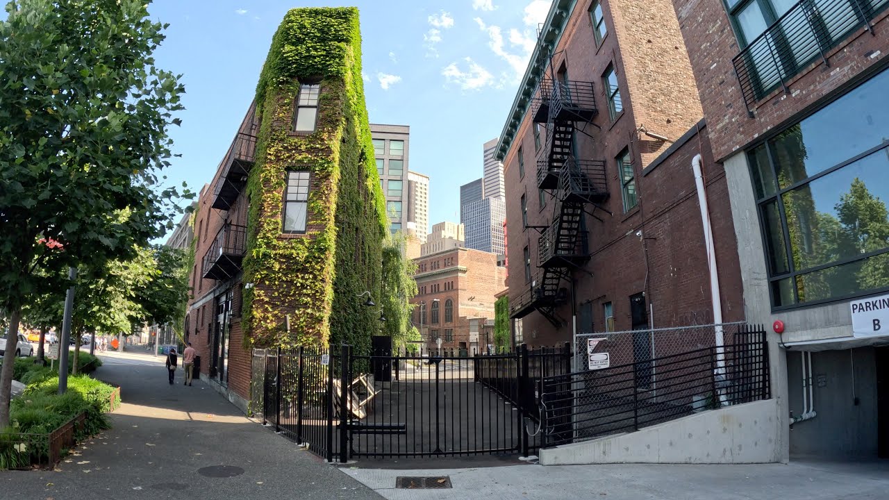 A Walk Through Seattle | Washington | US | American City Walking | 4K ...