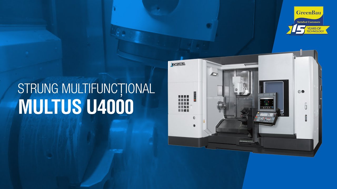 Strung CNC multifuncțional OKUMA MULTUS U4000 - YouTube