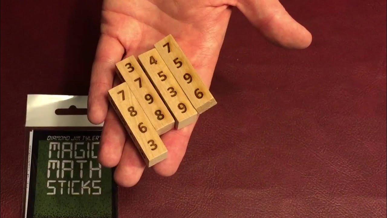 Magic Math Sticks by Diamond Jim Tyler - YouTube