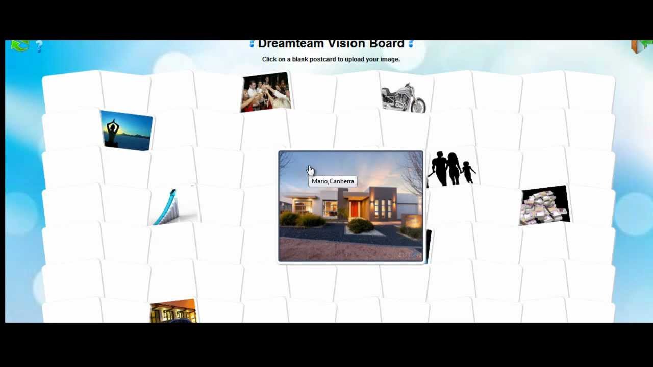 The Free Lottery Share Dream Team Vision Board. - YouTube