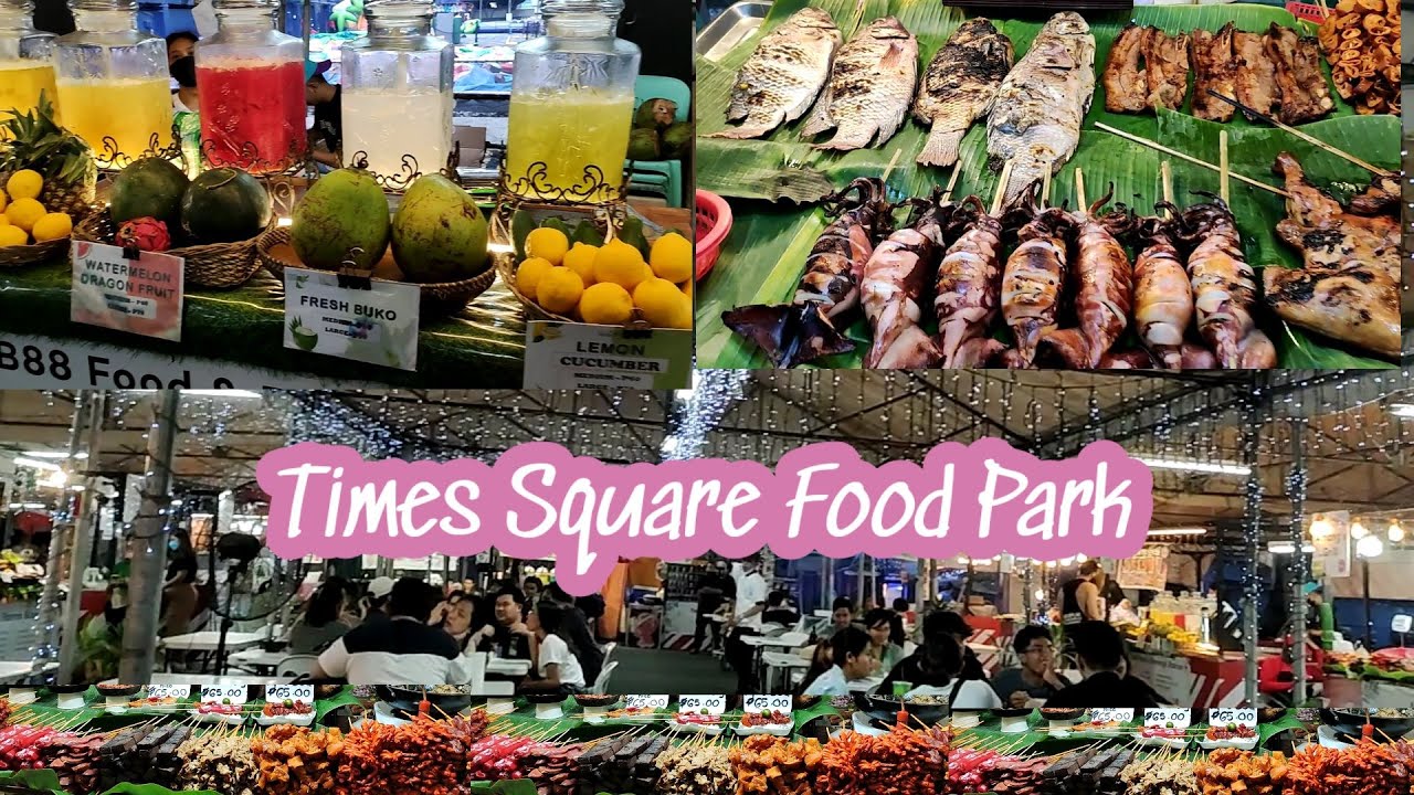 Times Square Food Park Cubao - YouTube