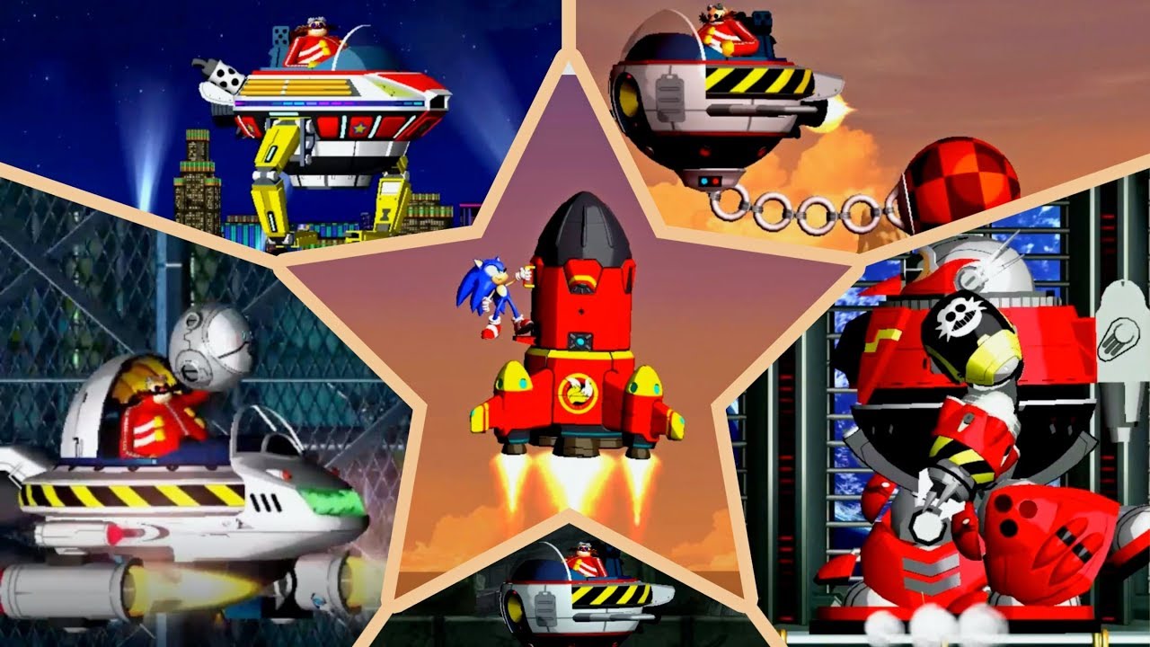 All bosses of the Sonic the Hedgehog 4: Episode 1! Sonic vs Eggman! Все ...