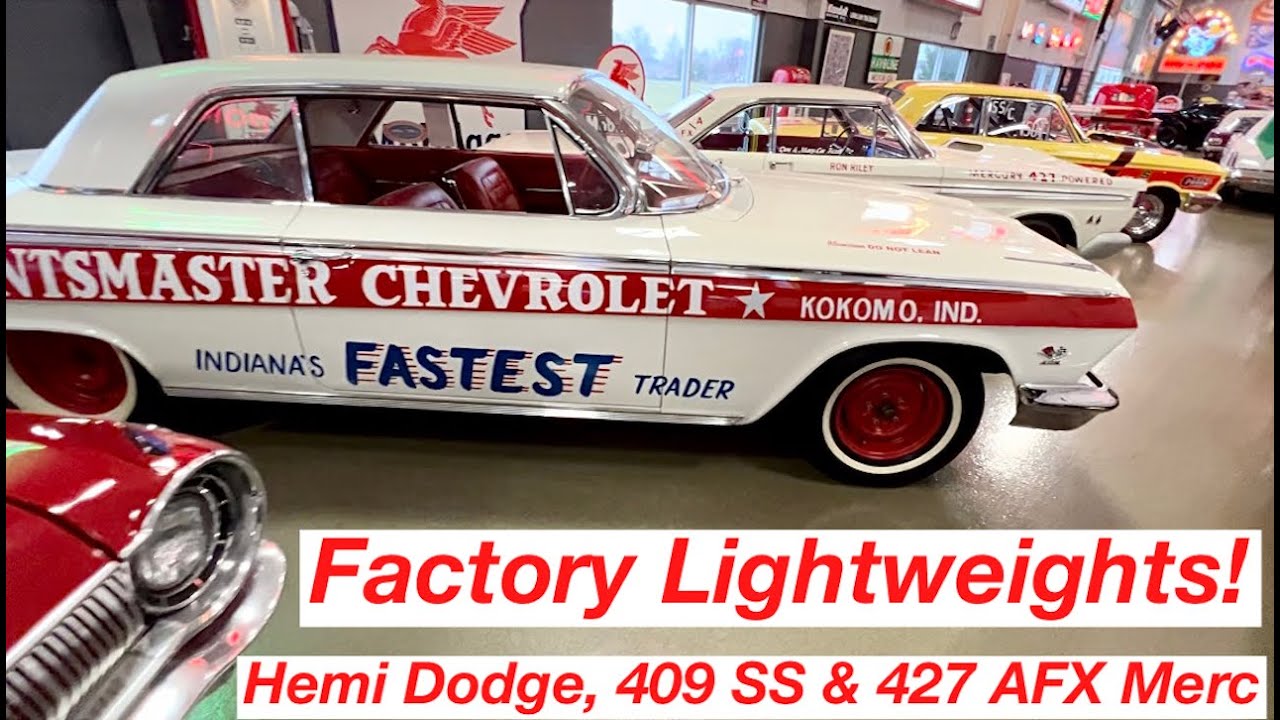 Lightweight Drag Cars—Hemi Dodge, 409 SS & 427 Merc! - YouTube