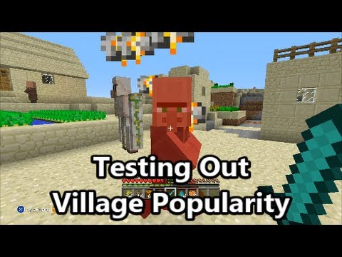 Minecraft - Testing to See if Village Popularity is a Feature Now ...