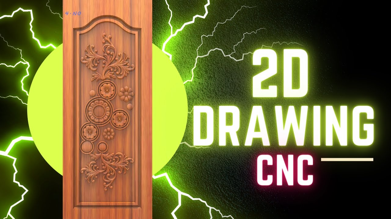 In the right way Drawing Learn to do Design 2D Door CNC - YouTube