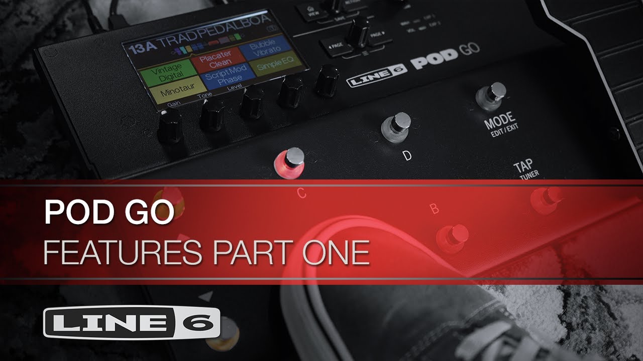 Line 6 | POD Go Features: Play View, Edit View, and 4 Flexible Effects - YouTube