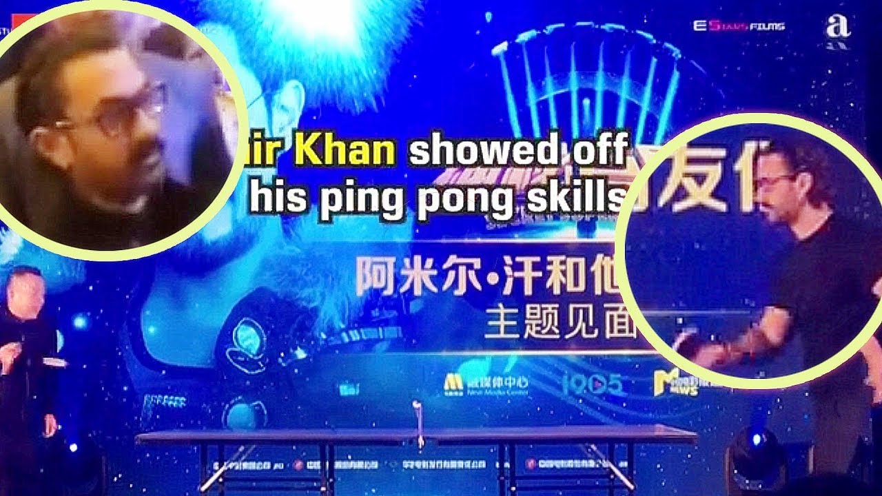Aamir Khan wowed with his ping pong skills against Olympic champ ...