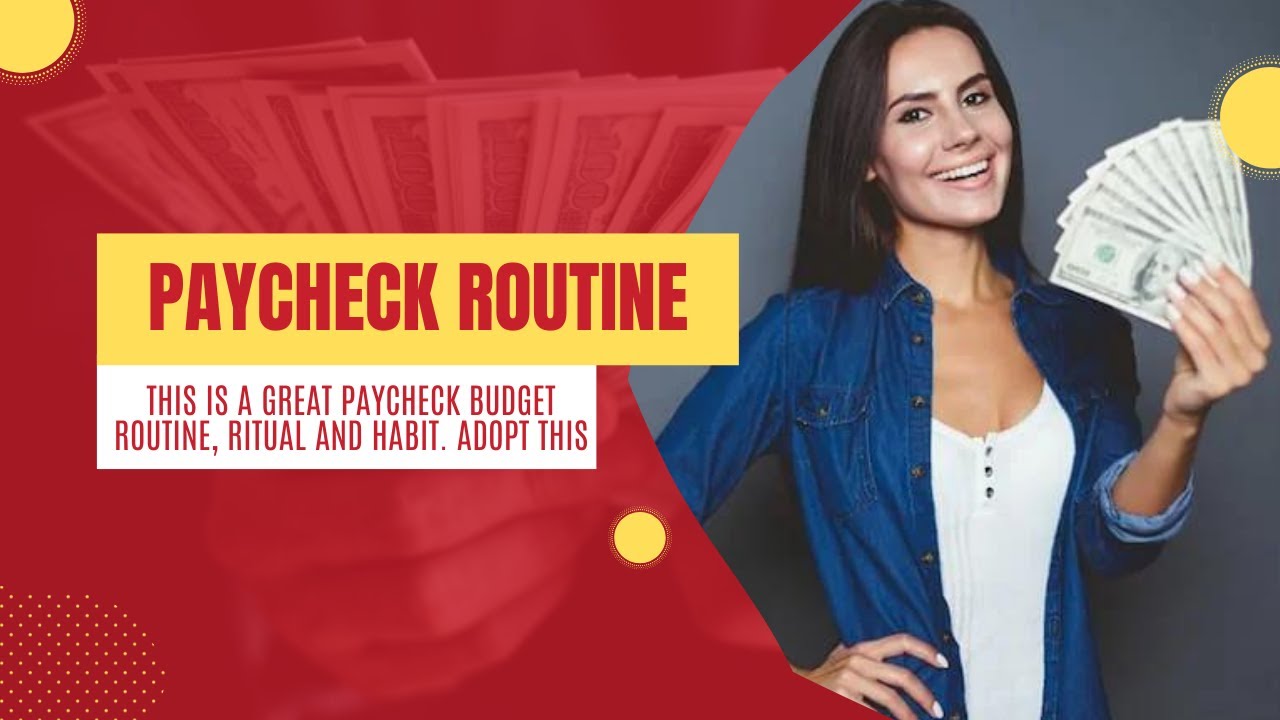 Do This EVERY Time You Get Paid (Paycheck Routine) - YouTube
