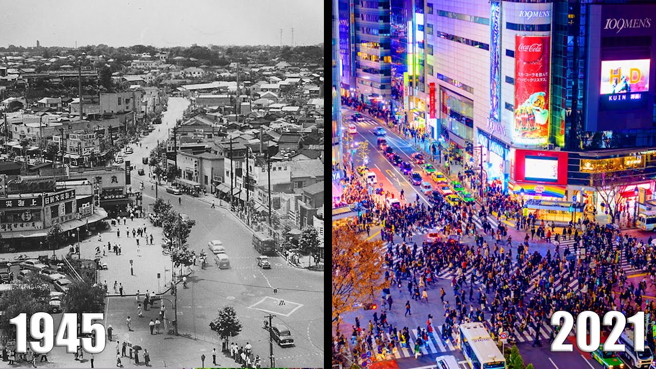 Evolution of Tokyo 1945 - 2021 | Japan - YouTube