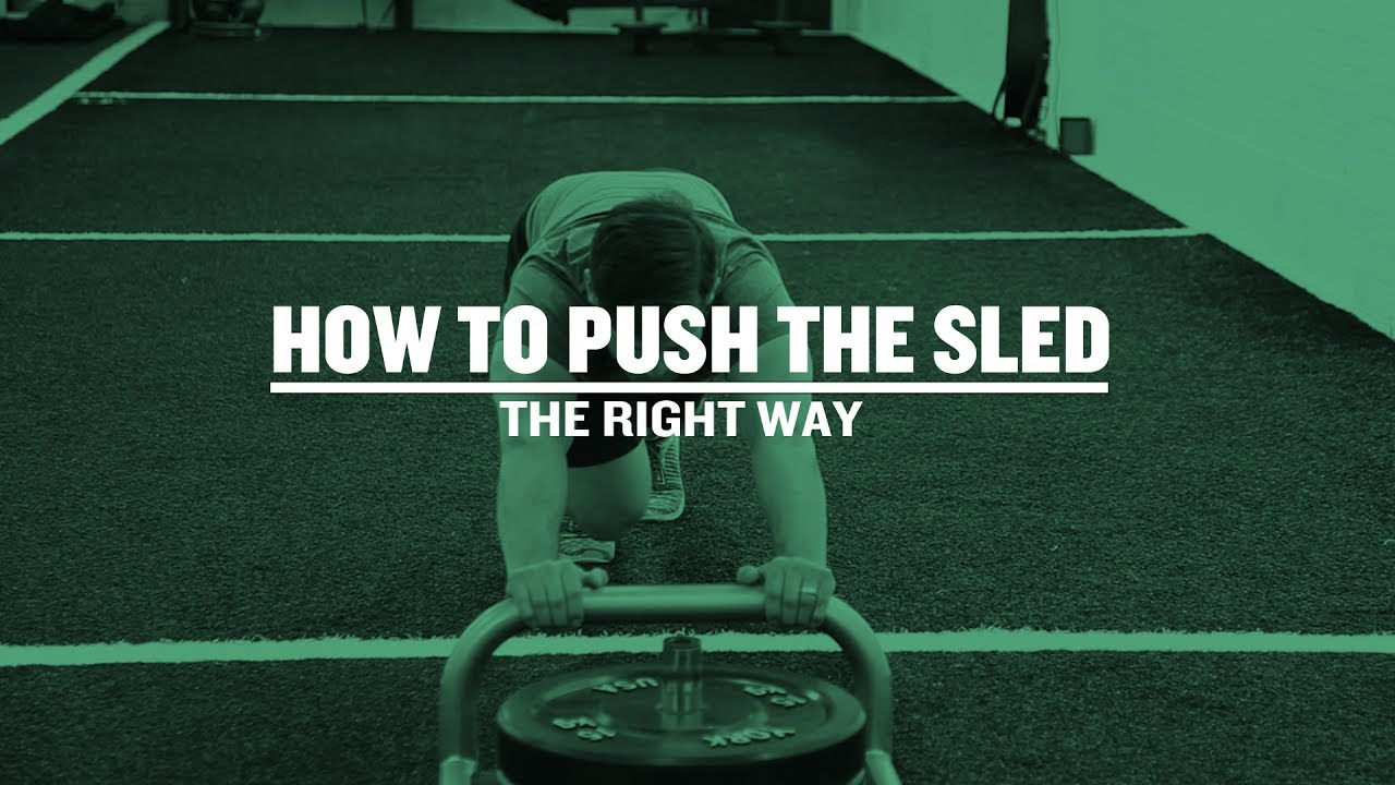 Learn How To Push THE SLED The Right Way - YouTube