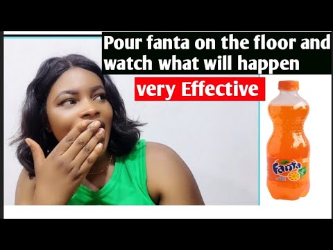 Pour Fanta on the floor at midnight what you will see will Shock you ...