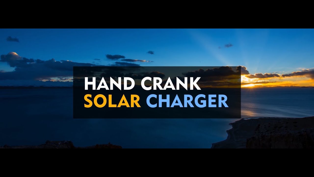 Hand Crank Solar Power Bank - YouTube