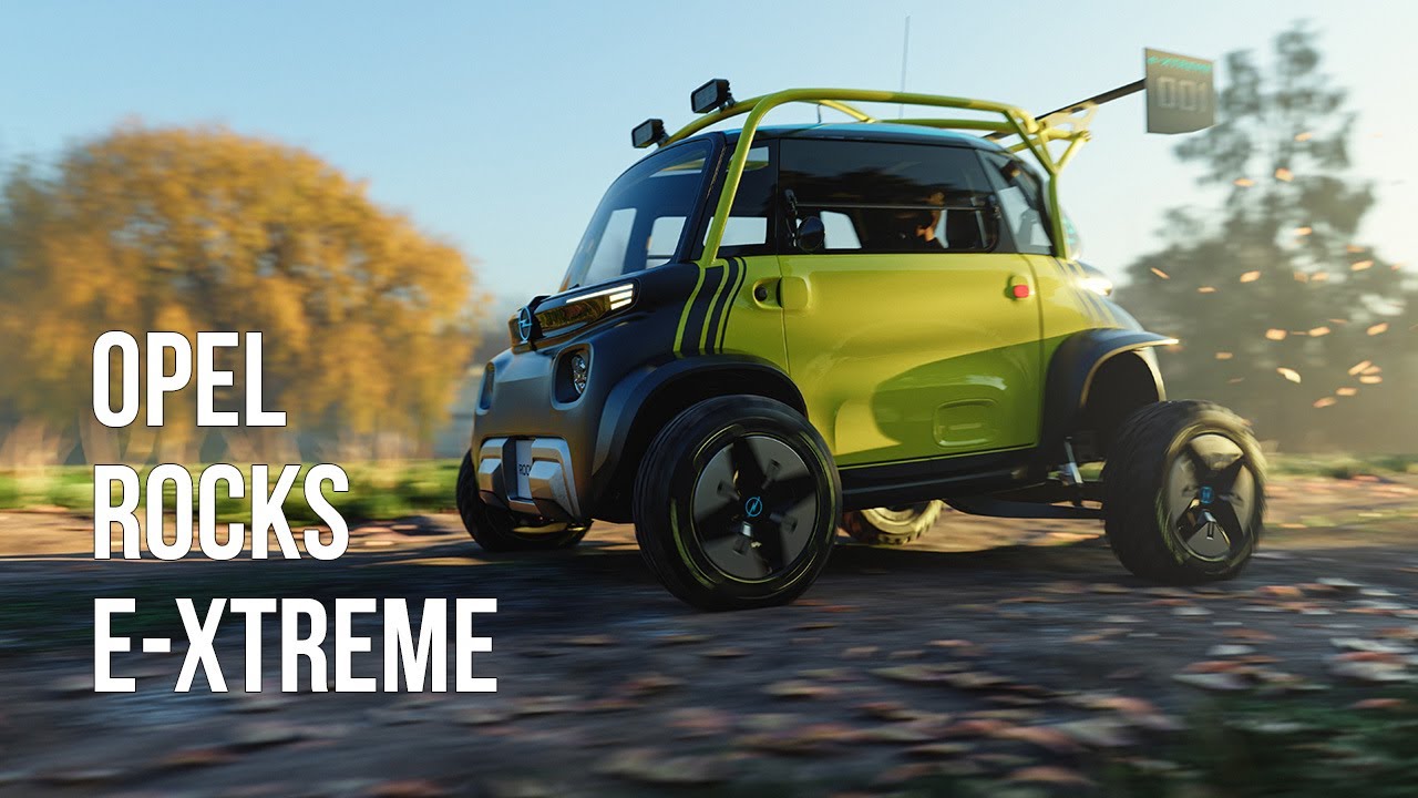 Opel Rocks E-xtreme - Rocks-e Design Hack winner - YouTube