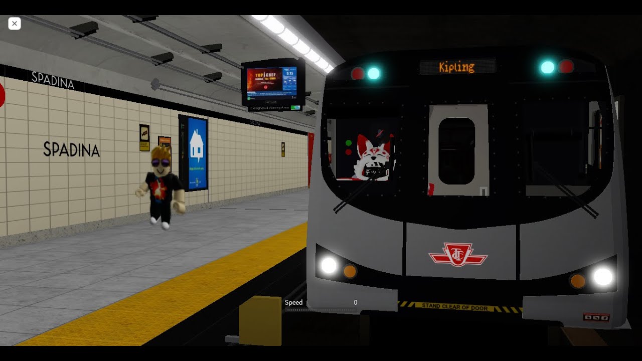 Roblox: Operating a TTC Toronto Rocket: Bloor-Yonge - Landsdowne - YouTube