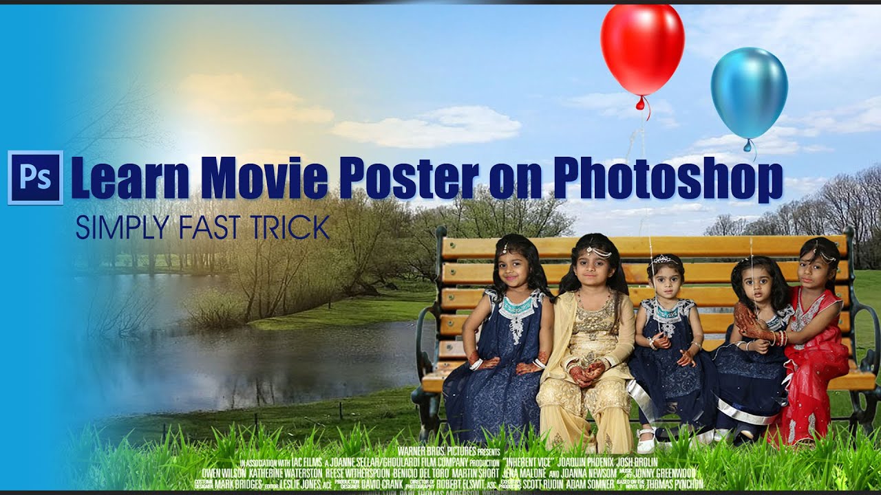Learn Movie Poster Design in Photoshop - YouTube