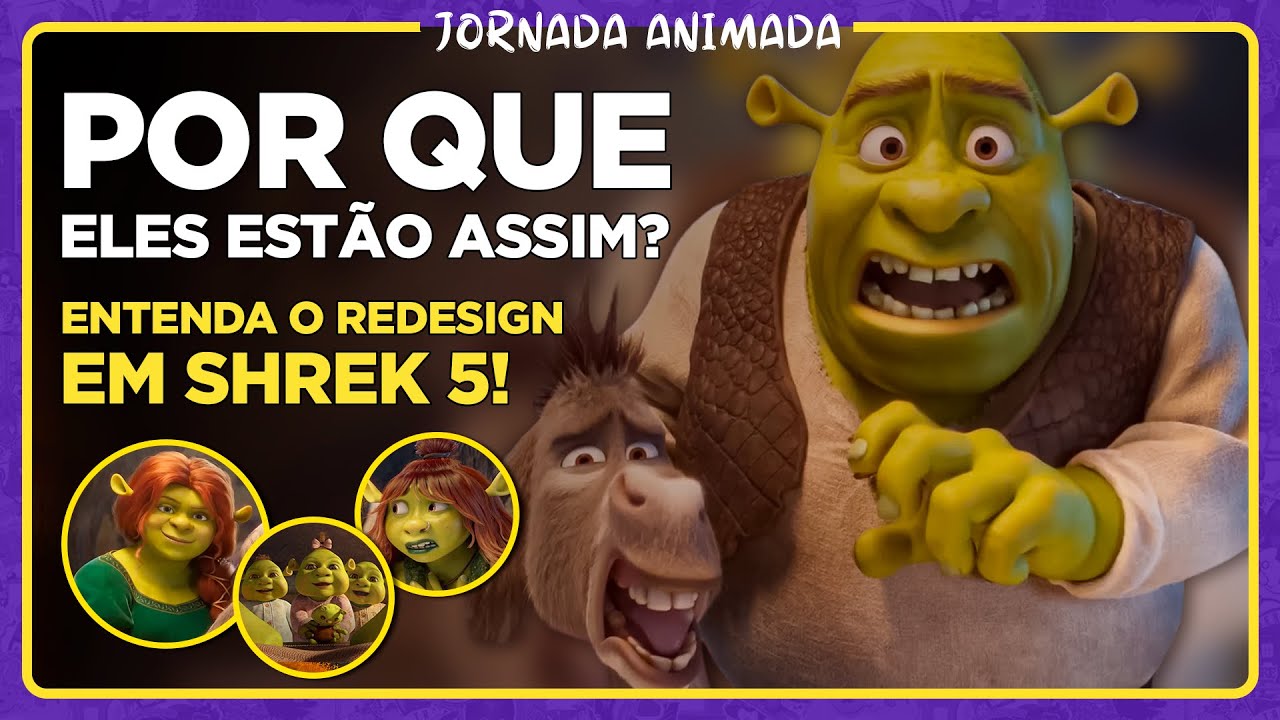 SHREK 5 VEM AÍ! Mas será que a DREAMWORKS errou no REDESIGN? - YouTube