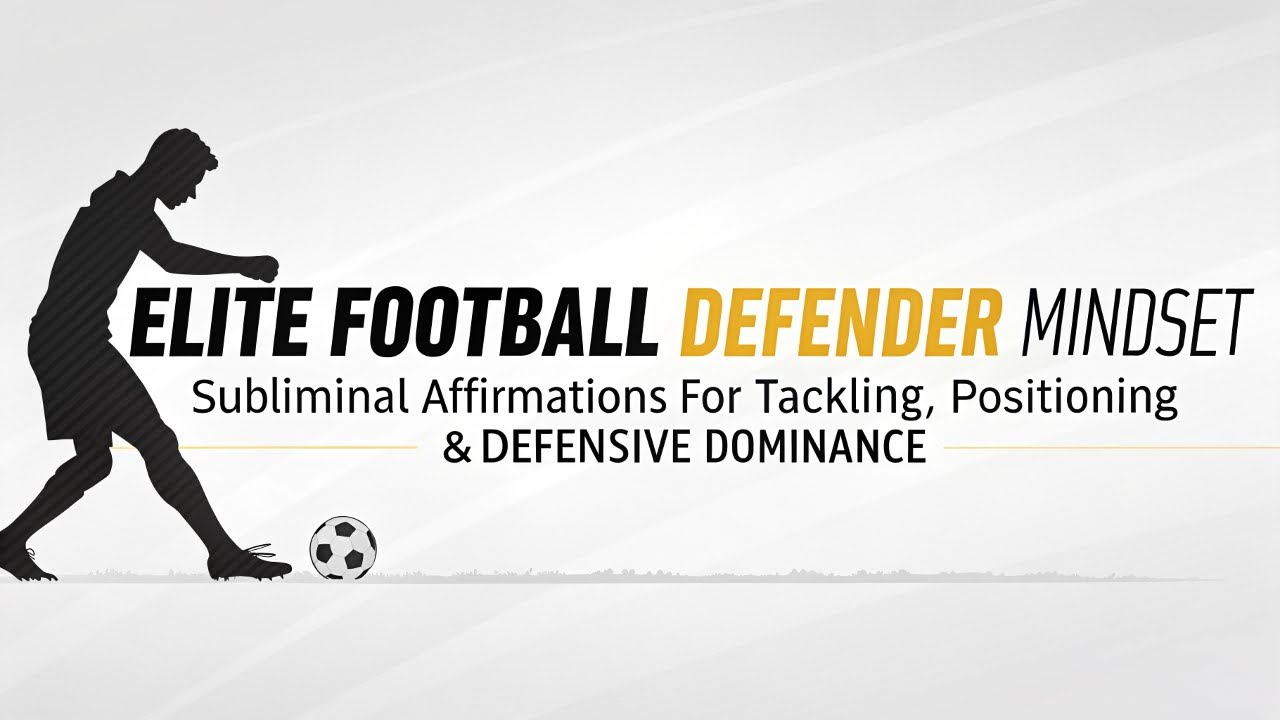 Elite Football Defender Subliminal | Boost Tackling, Positioning ...