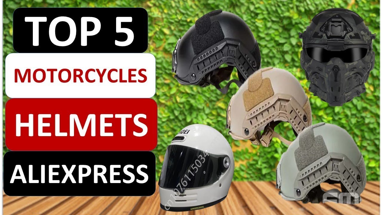 Top 5 Best Motorcycles Helmets AliExpress & Amazon - YouTube