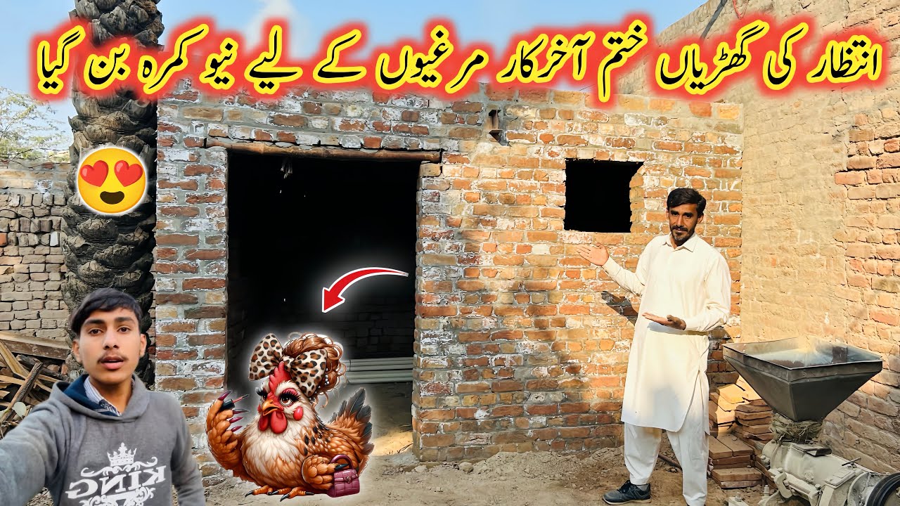 Intizar Ki Gharian Khatam Akhir Kar Chicken's K Liya New Room Bun Gya😍 ...