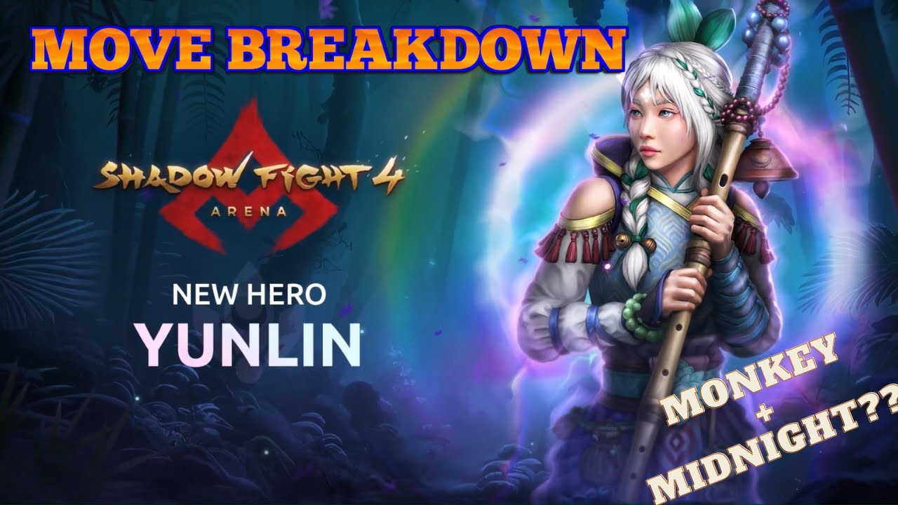 Yunlin Shadow Fight Arena New Hero Move breakdown - YouTube