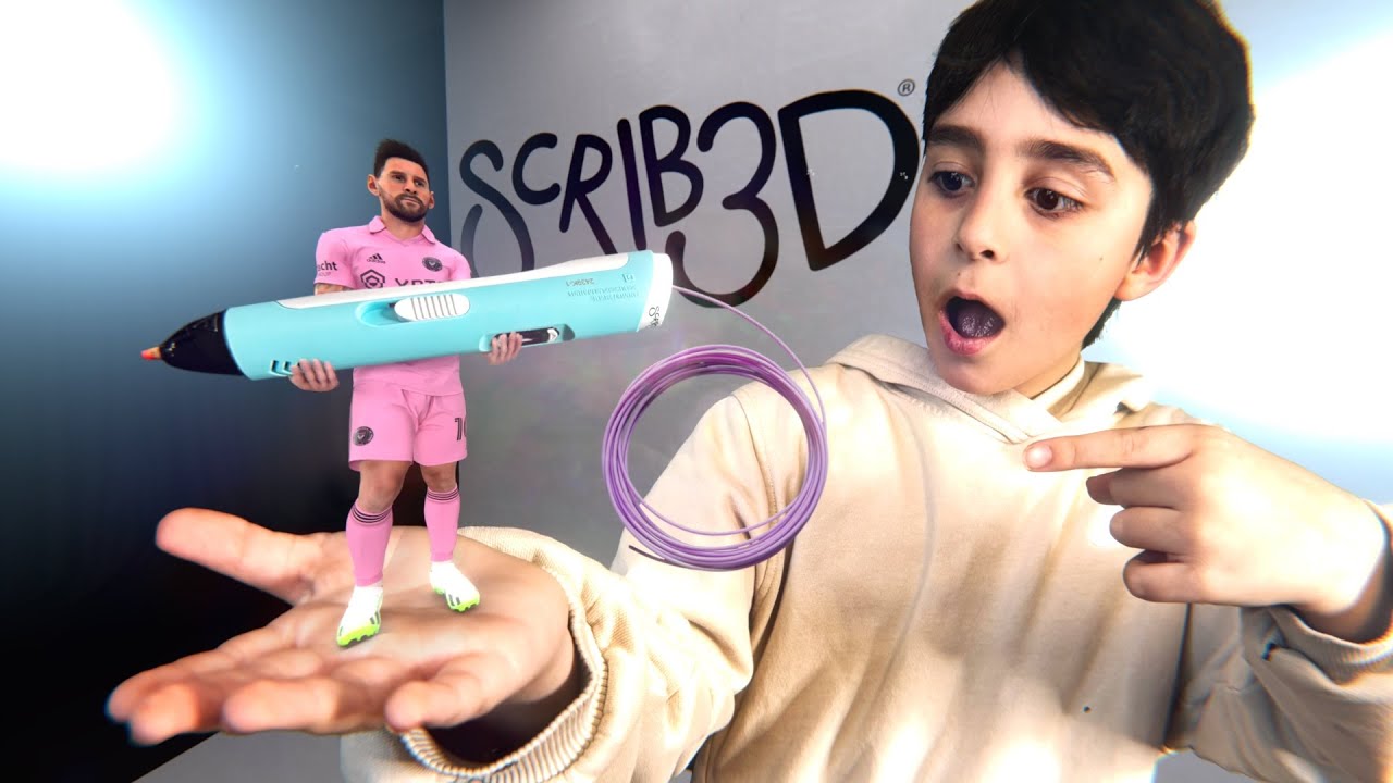 Scrib3D Art Pen Fun: Henry Creates Cool 3D Art with Melting Plastic ...