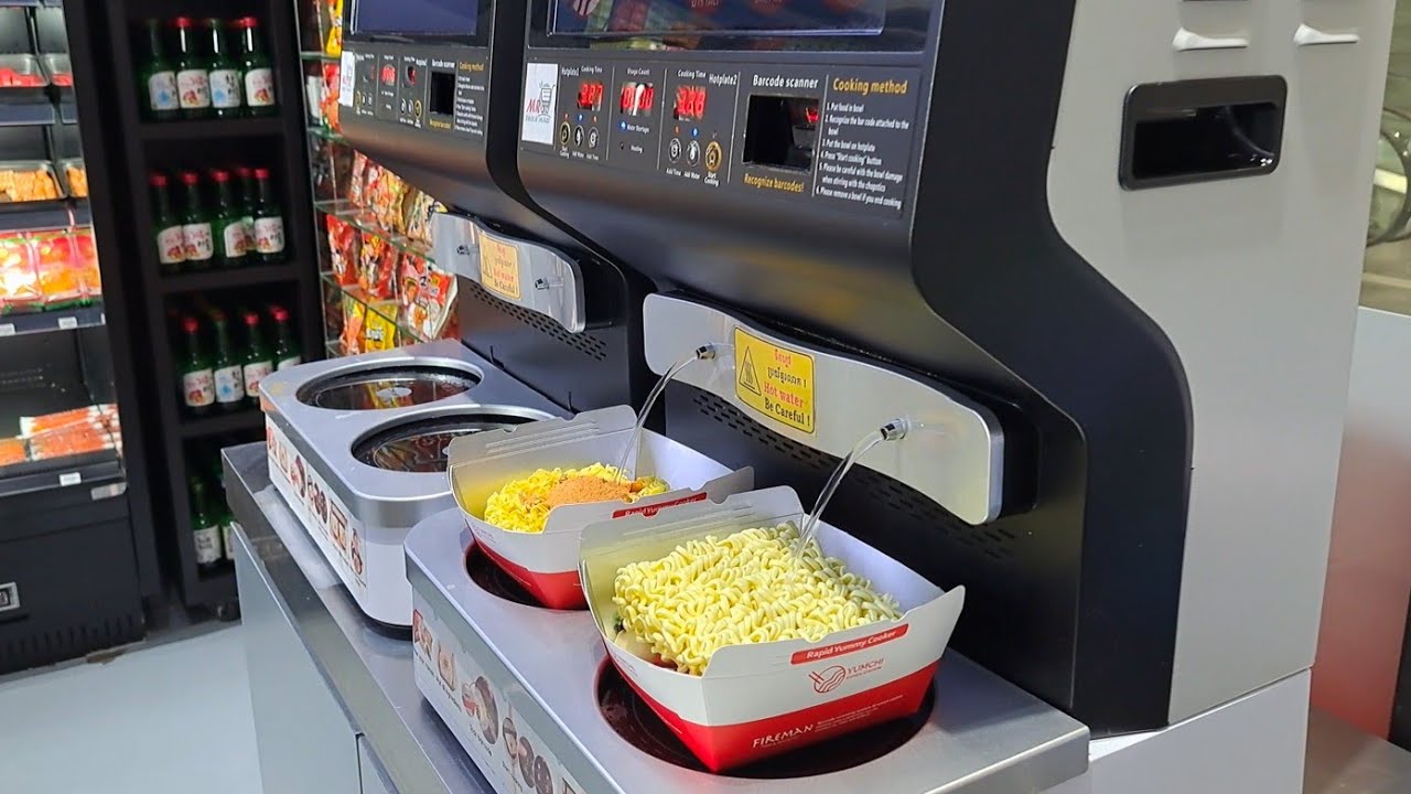 D.I.Y Instant Noodles Soup-Automatic Ramen Machine🤪🤪(Eng-Sub) - YouTube