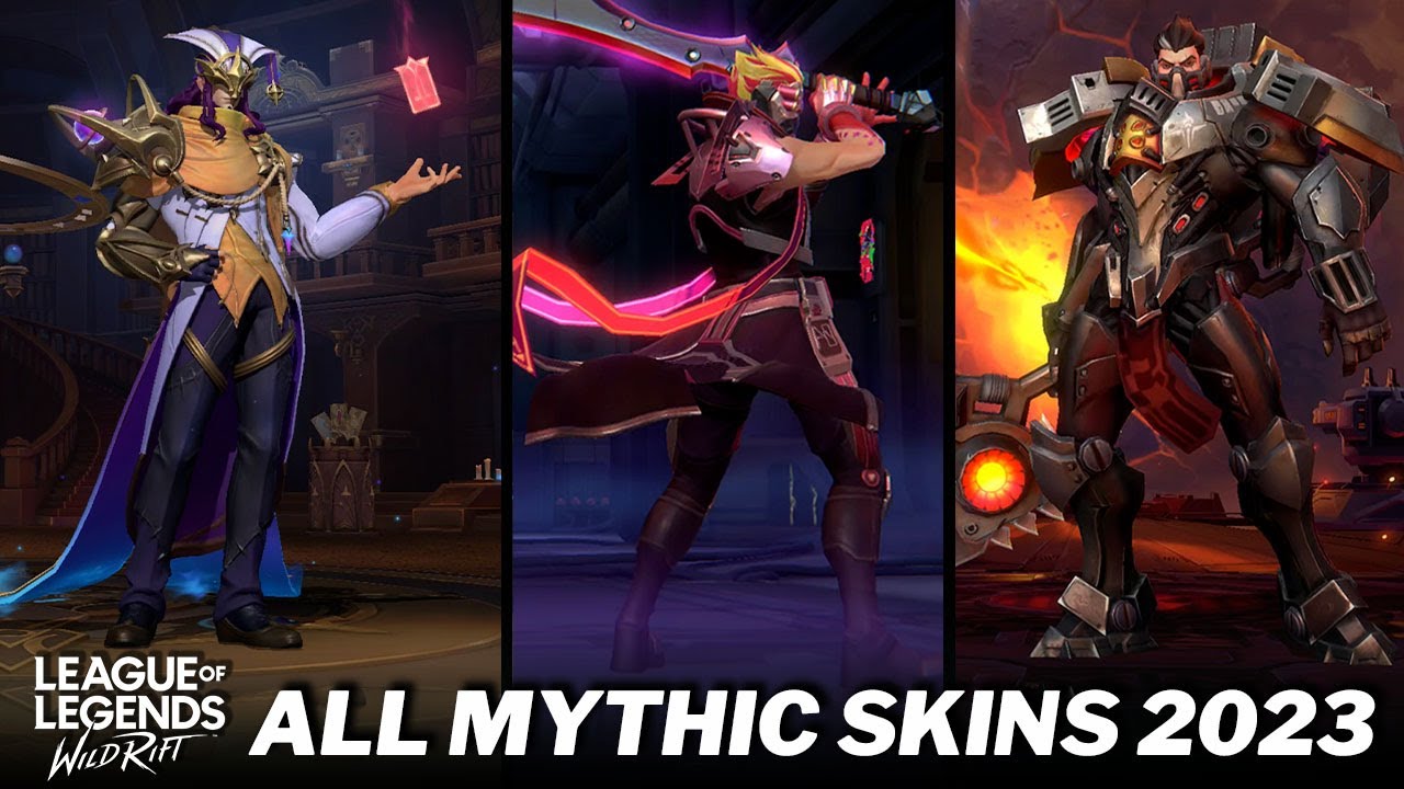 All Mythic Skins 2023 Wildrift - YouTube