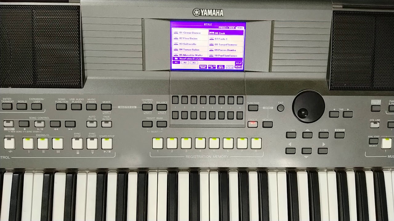 yamaha psr free styles 375 for and SX series download link in ...