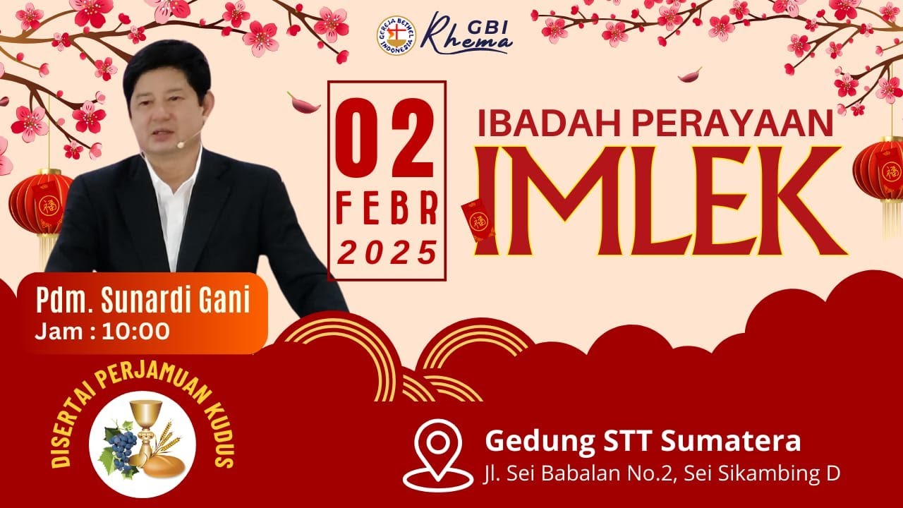IBADAH MINGGU | 02 FEBRUARI 2025 | Pdm. Sunardi Gani - YouTube