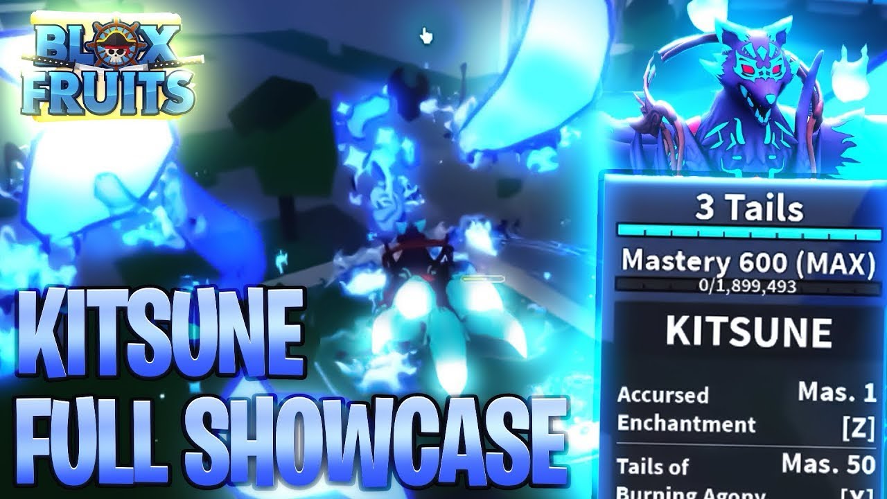Kitsune Fruit show case in Blox fruit #roblox #bloxfurit #gaming - YouTube