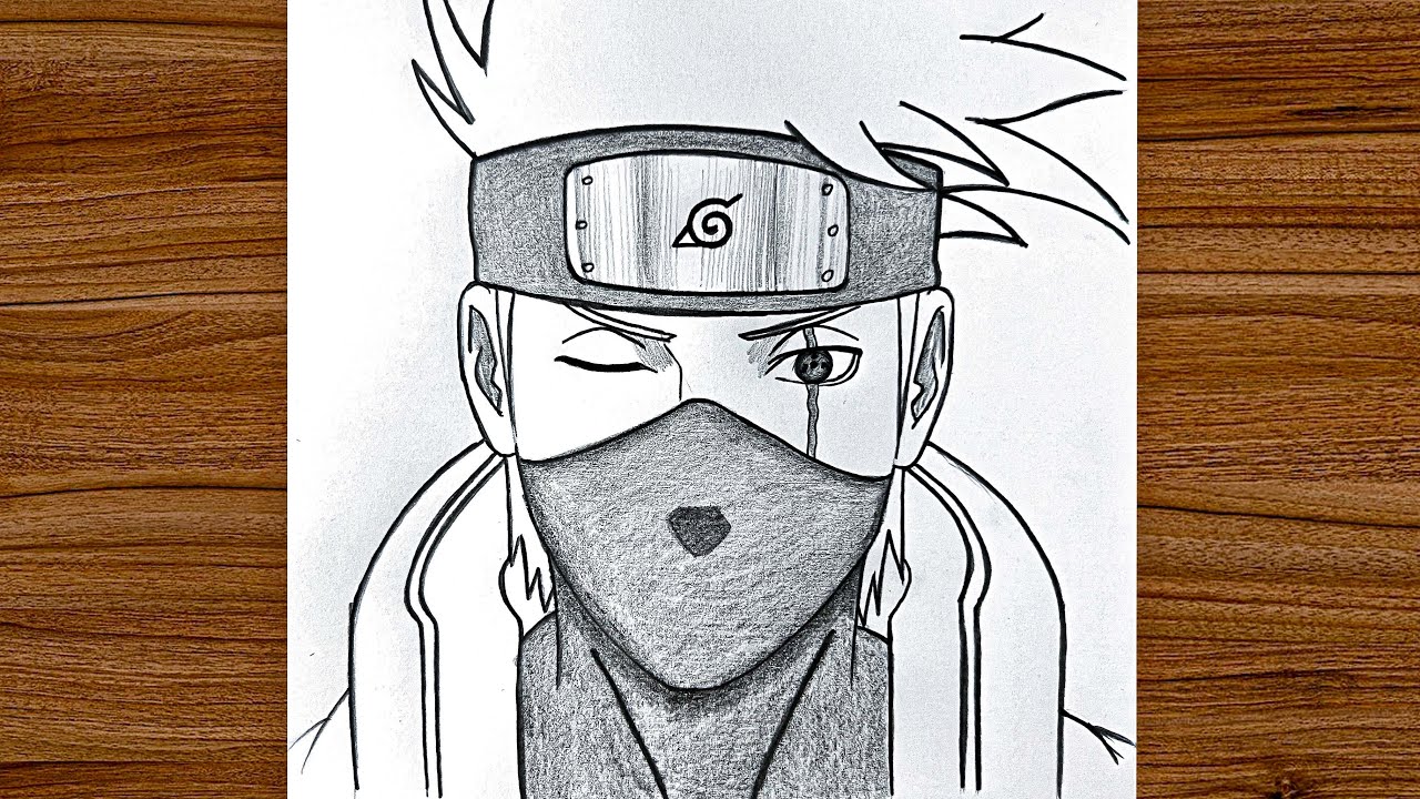 How to Draw Kakashi Hatake | How to Draw Anime Steb by Step | Easy ...