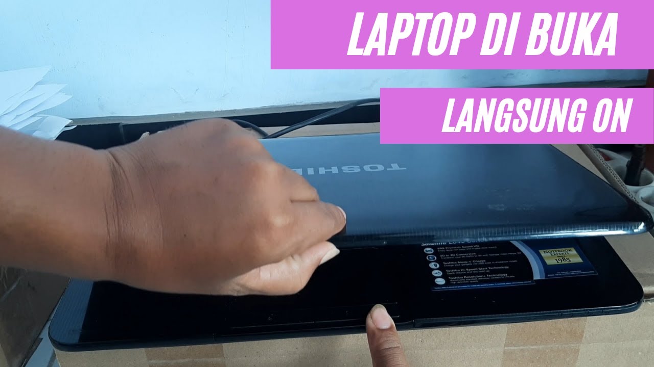 Cara mengatasi laptop di buka langsung menyala || windows 10 laptop di ...