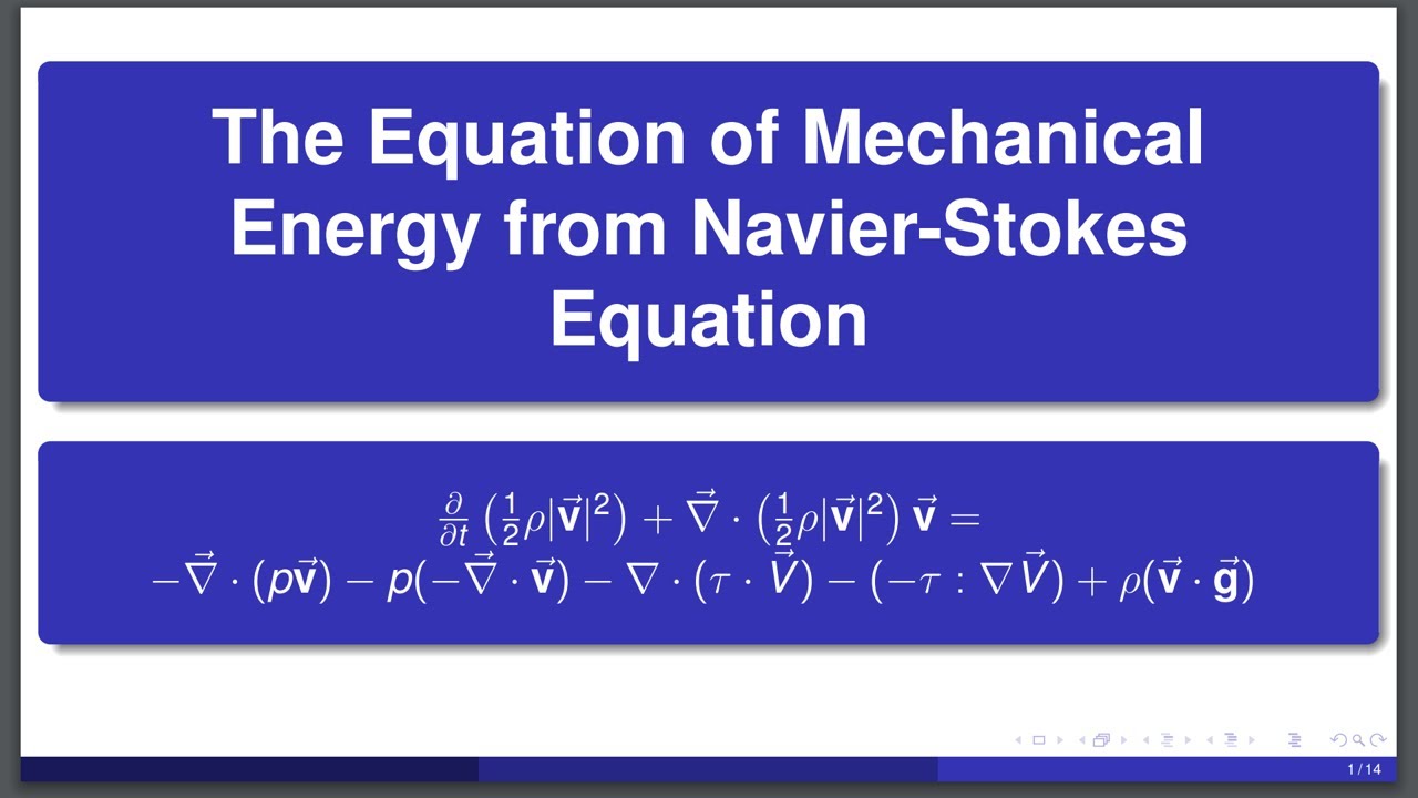 The Equation of Mechanical Energy - YouTube