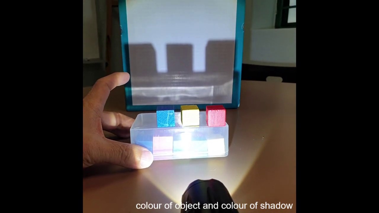 colour of object vs colour of shadow - YouTube