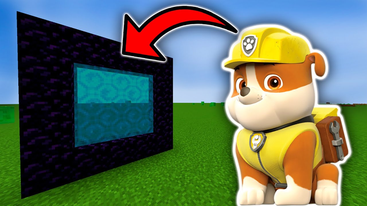 How To Make A Portal To The Rubble Dimension in Minecraft! - Paw Patrol ...