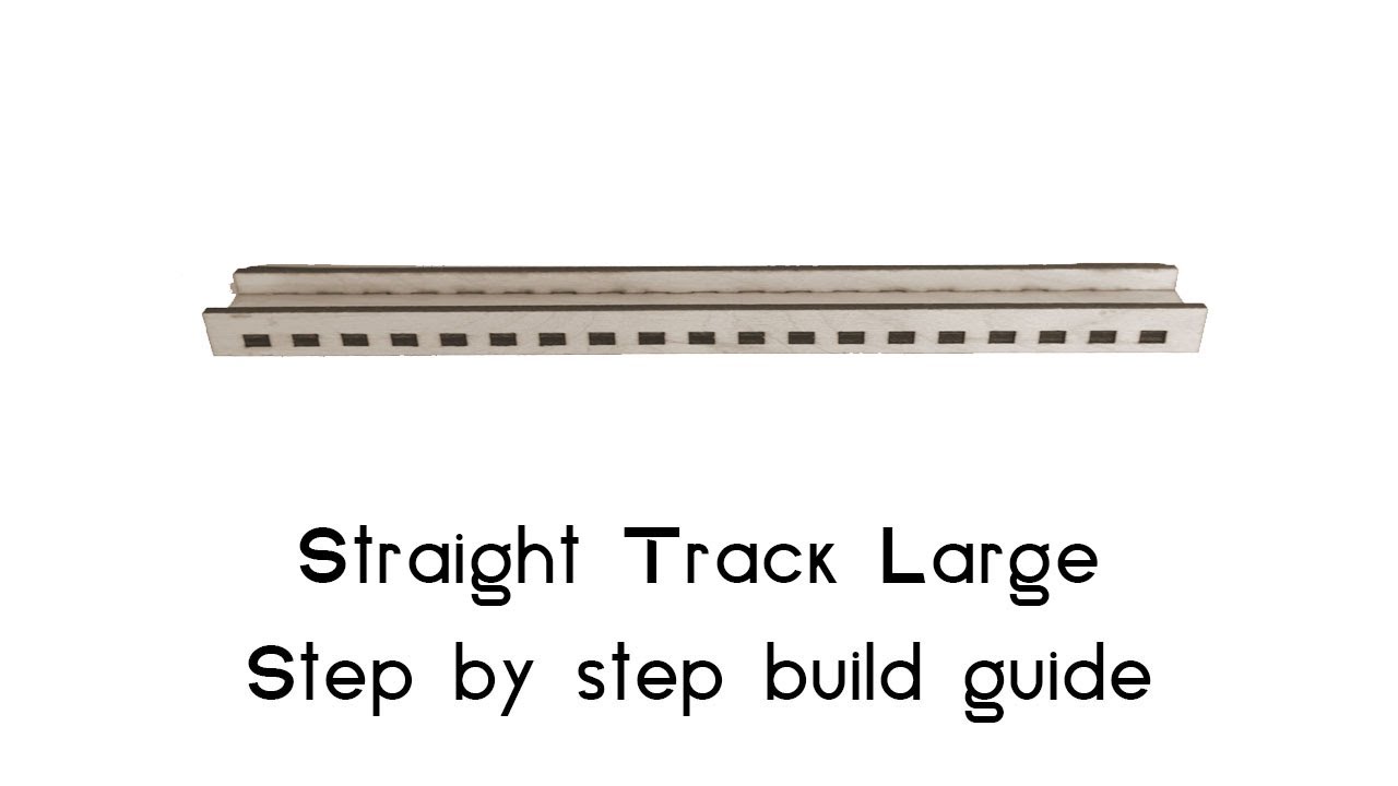 Straight Track Large Build Guide | Infinity Trax - YouTube