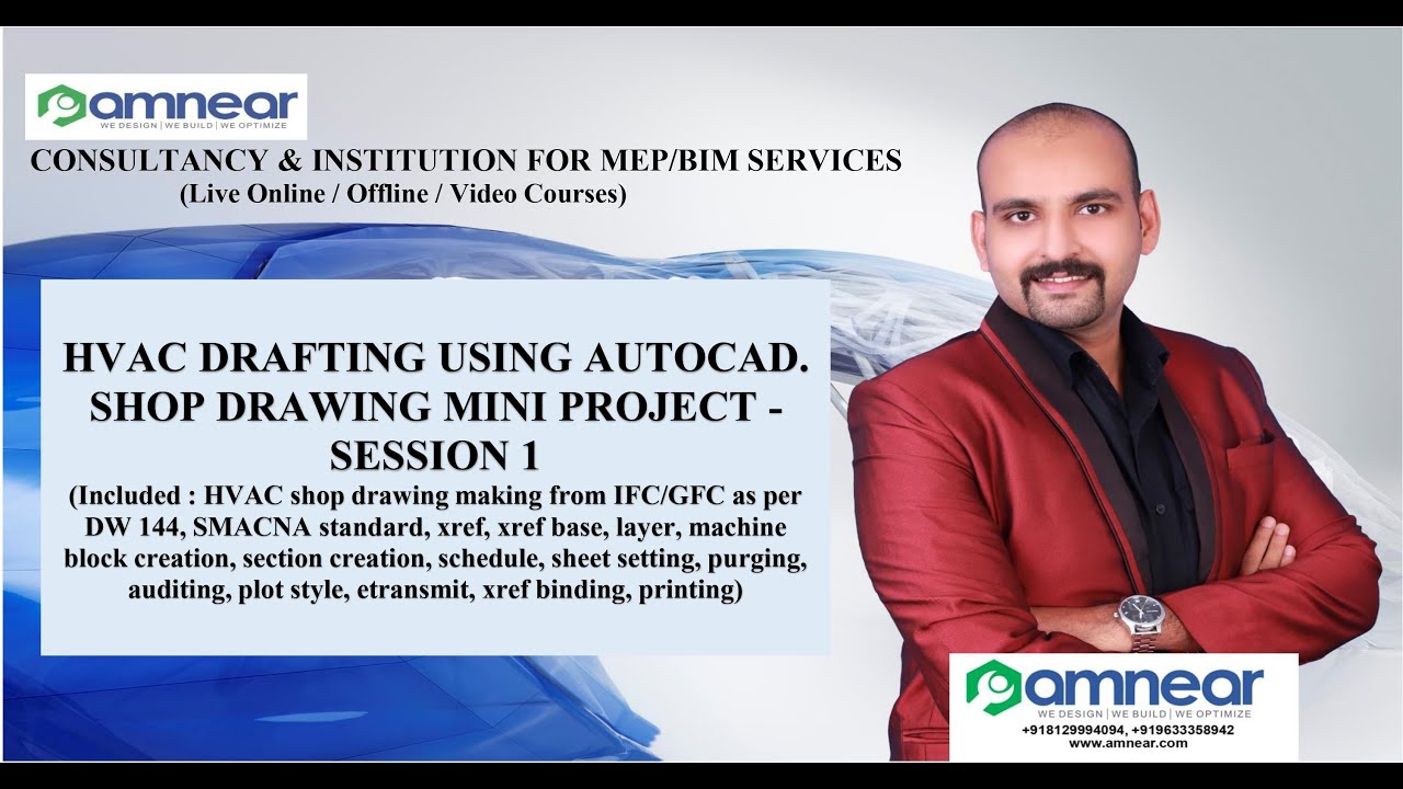 HVAC DRAFTING USING AUTOCAD - SESSION 1. SHOP DRAWING PREPARATION MINI ...