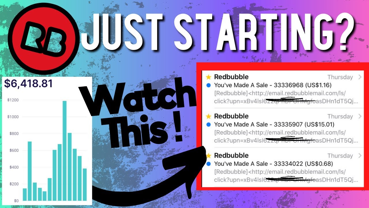 REDBUBBLE A SERIOUS MESSAGE TO ALL BEGINNERS! (Redbubble Beginners Guide) - YouTube