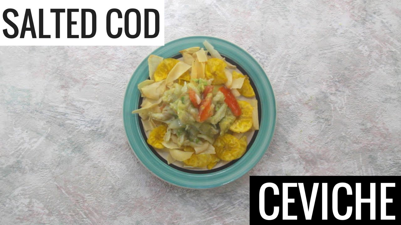 Salted Cod Ceviche Recipe - YouTube