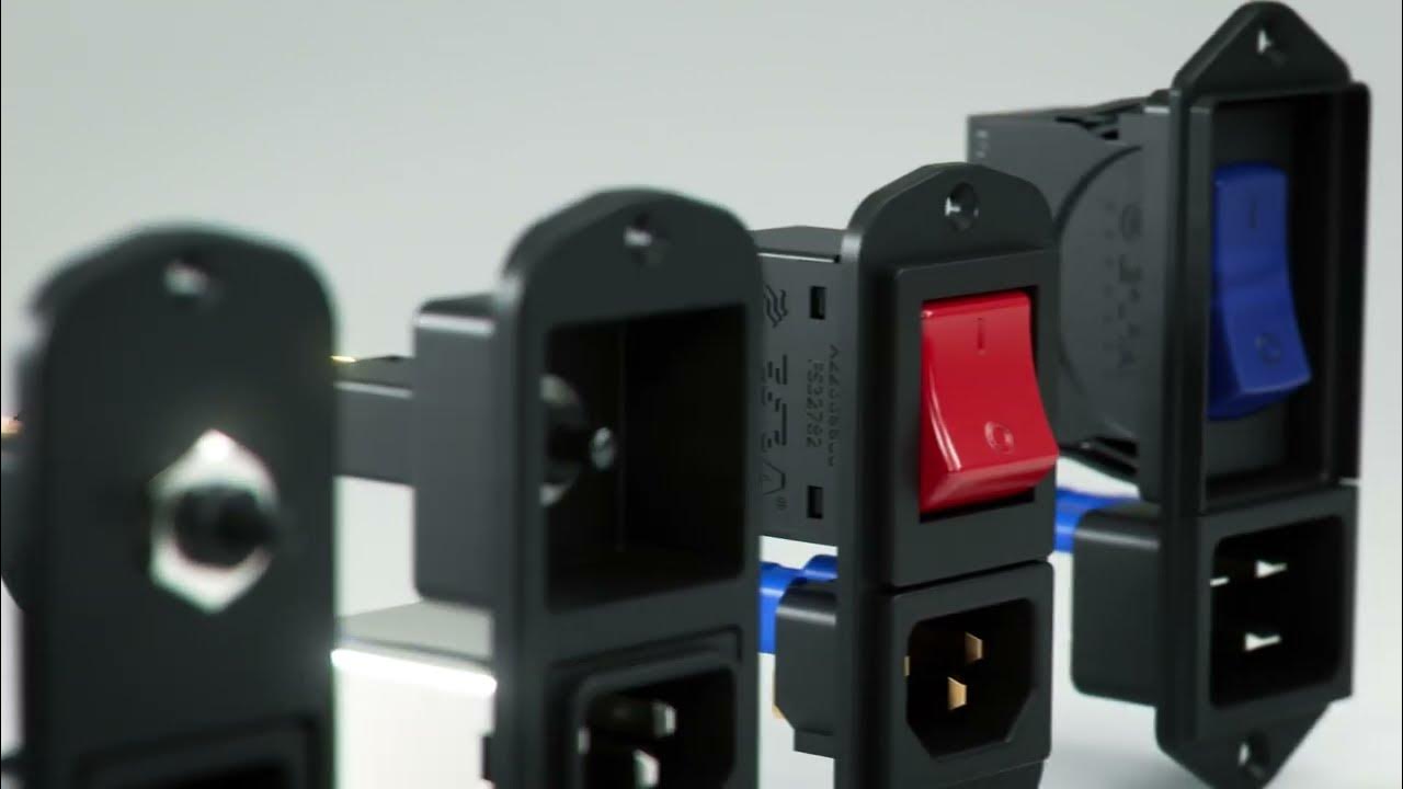 Power Entry Modules with integral circuit breakers - YouTube