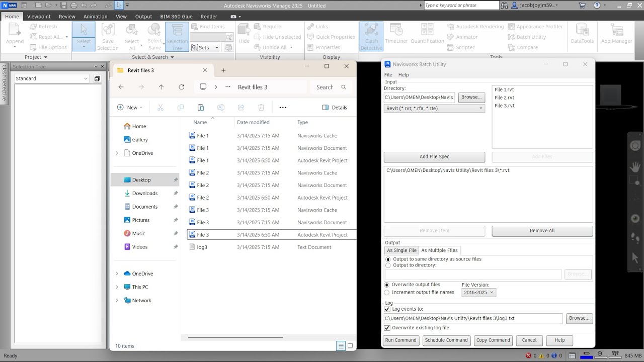 Batch Utility tool in Navisworks software - YouTube