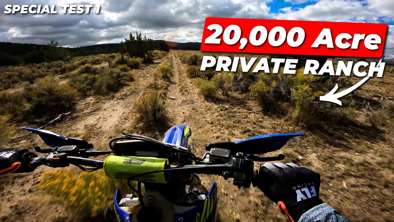 Racing On A 20,000 Acre Private Ranch | Josh Knight Yost Enduro 2022 ...