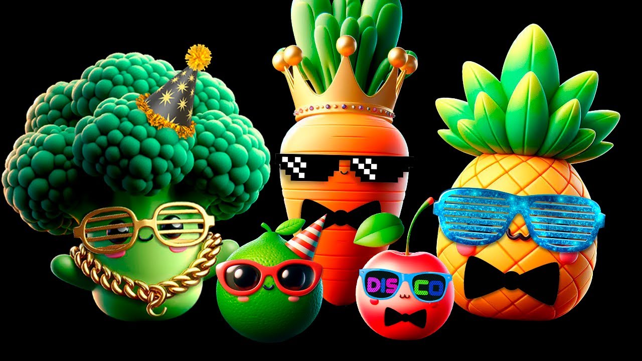 Disco Party by Baby Fruit Dancing - Sensory Video - YouTube