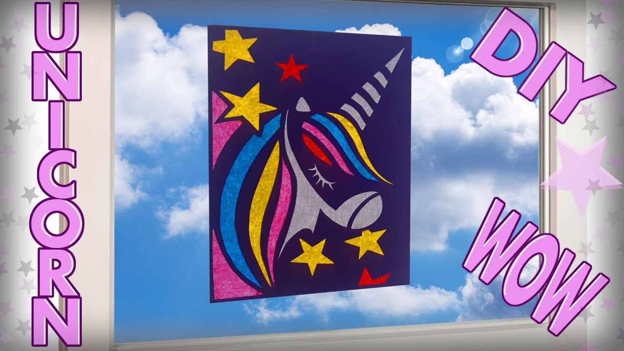 DIY AMAZING UNICORN IDEAS!!! | ROOM DECOR | How to Make UNICORN PICTURE ...