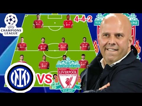 Mo. Salah OUT ~ Inter Milan Vs Liverpool Potential 4-4-2 Line up in UCL ...