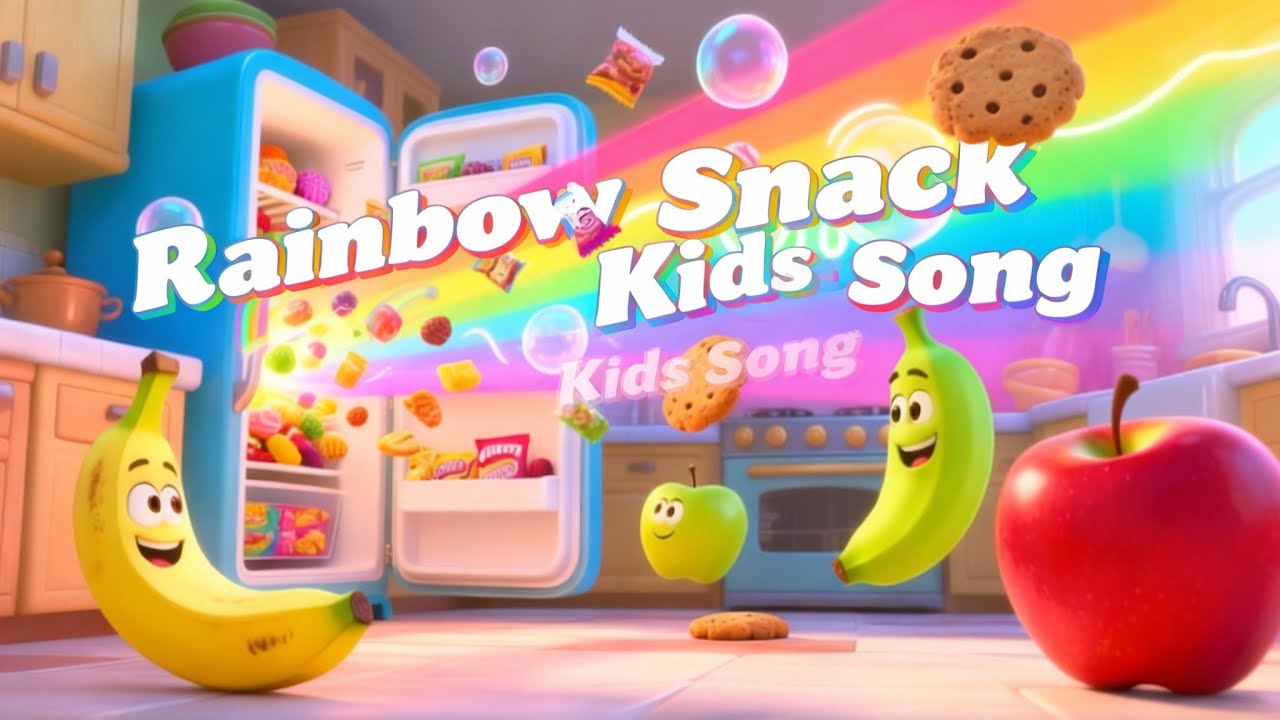 Rainbow Snack Attack! 🍎 Kids Food Song | Sing & Dance with SereniSpeak ...