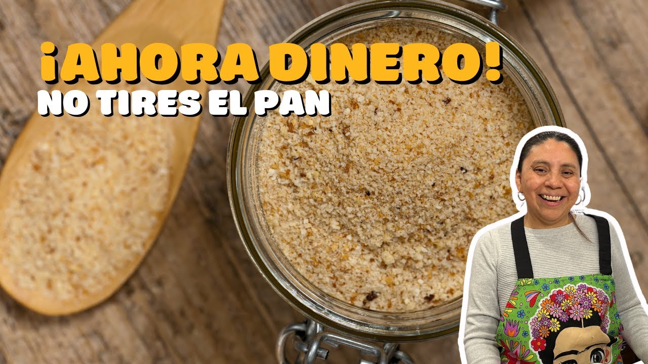 Convierte Pan Viejo en Pan Molido Casero | Receta Práctica y Económica ...