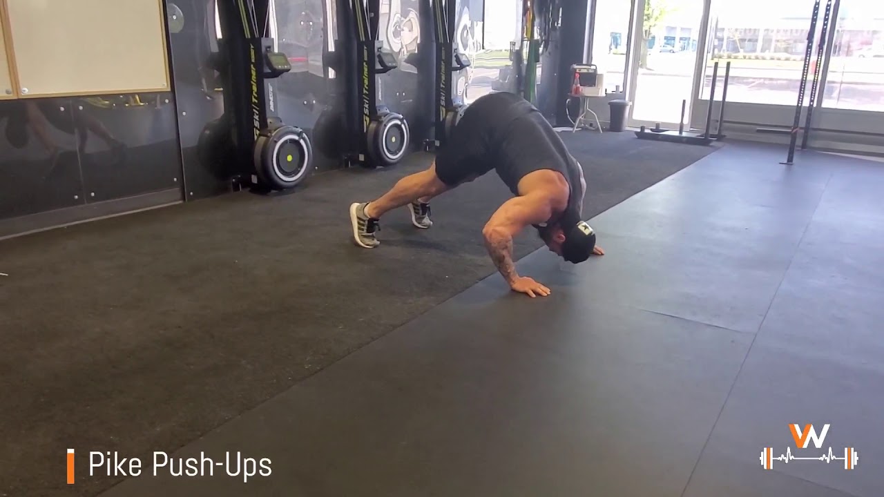 Pike Push Ups - YouTube