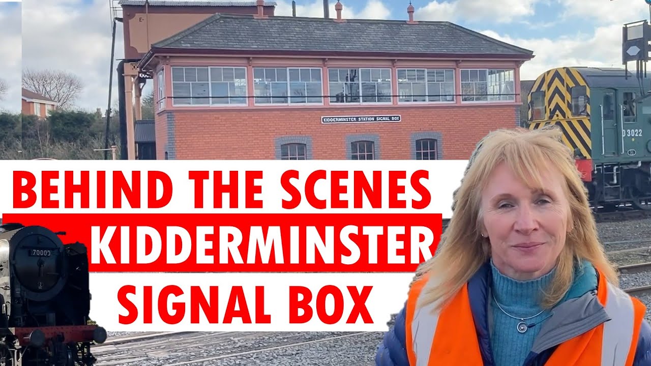 How does it work? Behind the scenes of Kidderminster Signal Box on the ...