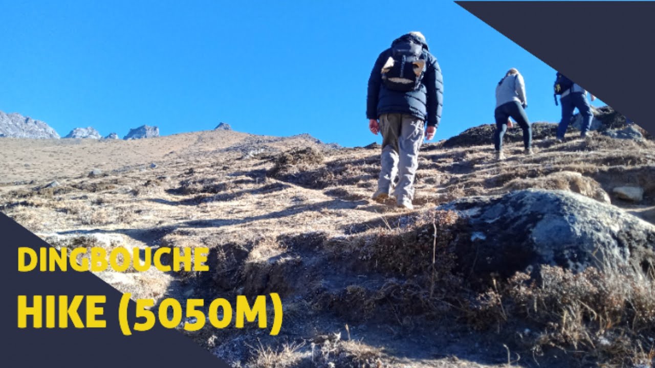 Trek from Namche to dingboche/ hike above dingboche (5050m) #vlog - YouTube